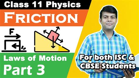 Friction Class 11 One Shot Laws Of Motion Part 3 Class 11 Physics Youtube