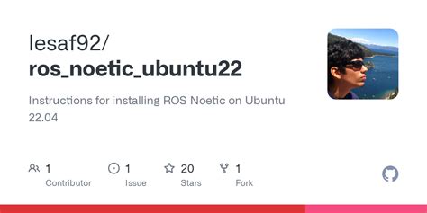 GitHub Lesaf Ros Noetic Ubuntu Instructions For Installing ROS Noetic On Ubuntu