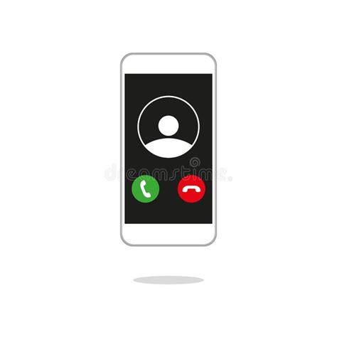 Phone Call Screen Template Incoming Call Iphone Call Screen Set Interface Slide To Answer