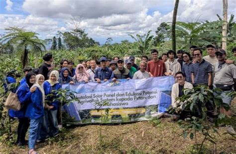mahasiswa ui gunakan panel surya revolusi produksi kopi ramah