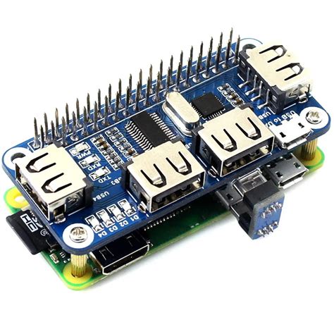 4 Usb Hub Hat For Raspberry Pi 3 2 Zero W Usb To Uart 4 Usb Hub Hat For Raspberry Pi 3 2 Zero W Usb To Uart