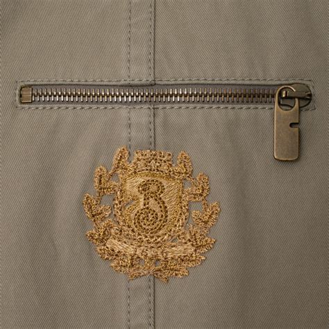 코튼 카프리 팬츠 퀼 여성 면 공식 Burberry®