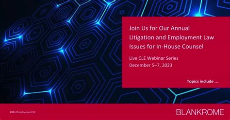 Andrew Herman On Linkedin Blank Romes 2023 Litigation And Employment