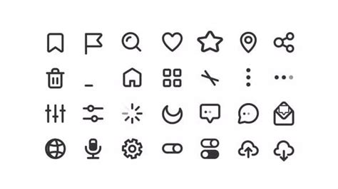 Animated Interface Line Ui Icons Elements Motion Graphics Ft Linear And Icon Envato