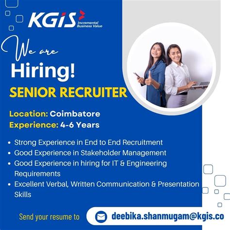 Deebika Shanmugam On Linkedin Hiring Seniorrecruiter