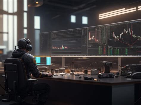 Premium Ai Image Financial Analyst Working On Computer With