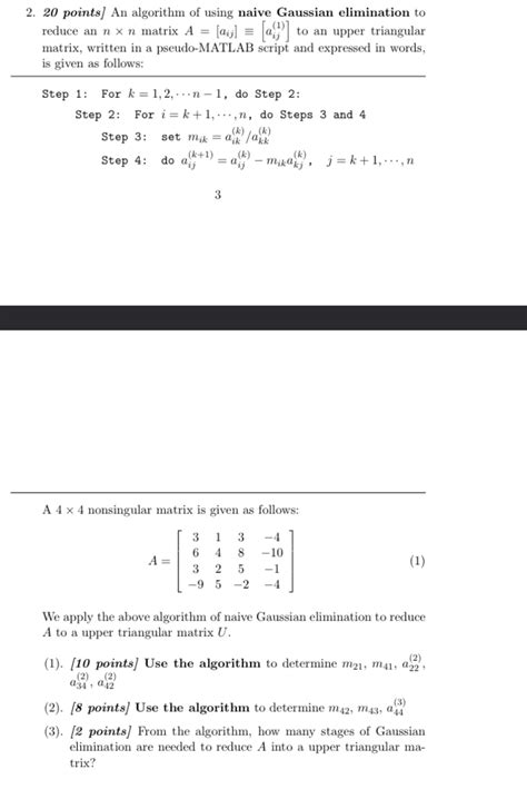Solved 20 ﻿points] ﻿an Algorithm Of Using Naive Gaussian