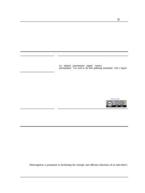 Metacognitive Reading Strategies Gender Locality And Age Differences