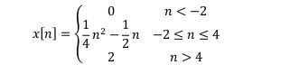 Solved a Consider the following discrete signal 𝑥 𝑛 Chegg com