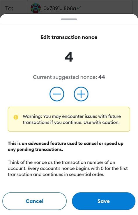Pending Transactions Reset Account Backup Restore Import MetaMask