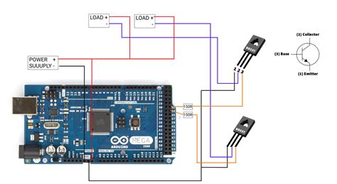 Using Transistors Seperately Motors Mechanics Power And CNC Arduino Forum