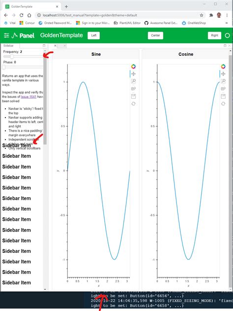 Template Test Report Issue 1680 Holoviz Panel GitHub