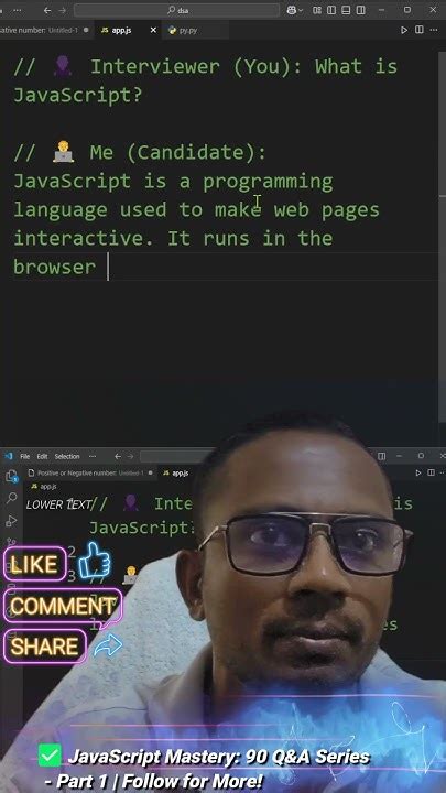 Javascript Qanda Part 190 Crack Interviews 🔥 Shorts Youtube