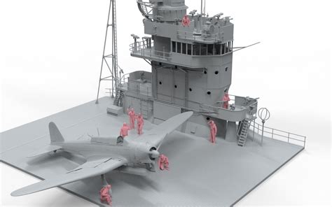 Br006 Akagi Bridge Figures Sailors边境模型 Bordermodel