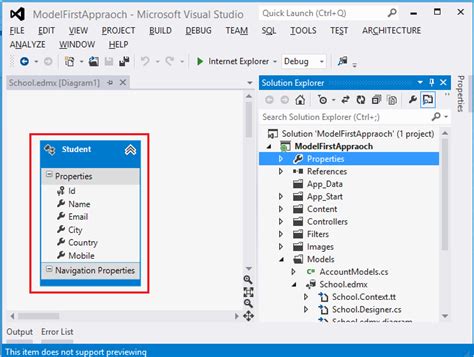 Model First Approach In Mvc Using Entity Framework