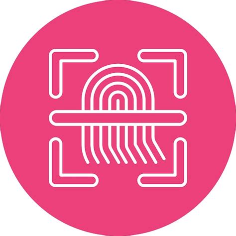 Premium Vector Fingerprint Scan Icon