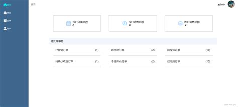使用vueelement实现商品展示与订单统计 Csdn博客