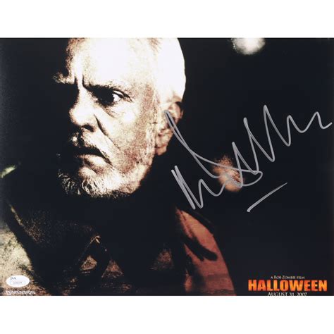 Malcolm Mcdowell Signed Halloween 11x14 Photo Jsa Pristine Auction