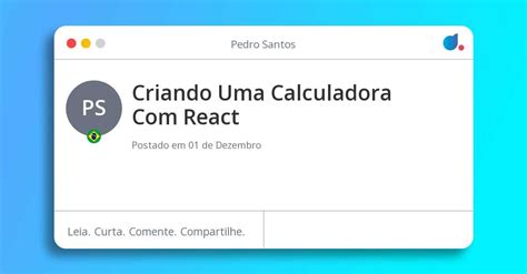 Criando Uma Calculadora Com React