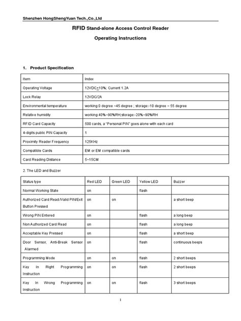 S200 Manual1 Pdf Personal Identification Number Radio Frequency