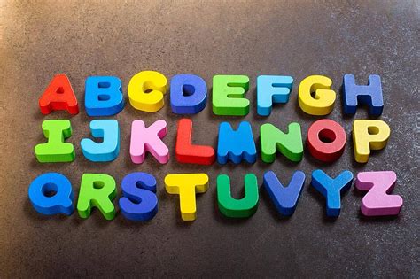 Alphabet Learning Concept Wooden Letters A B And C Photo Background And Picture For Free