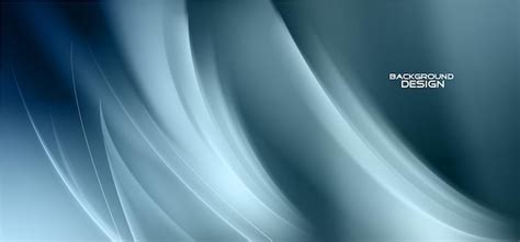 Premium Vector Dark Gray Wave Style Abstract Background Design