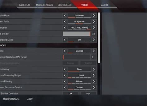 Apex Legends Wallpaper Keybinds