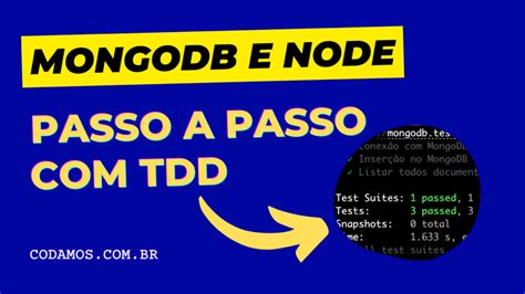 Como Conectar Com Mongodb No Node Js Com Tdd Codamos Com Br