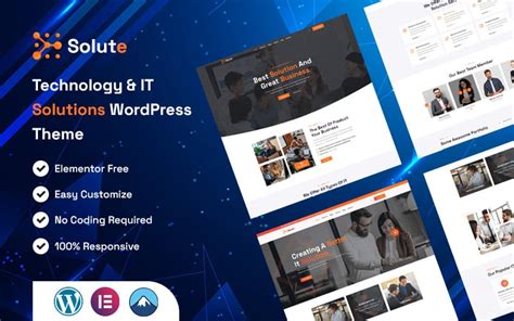 Solute Technology And It Solutions Wordpress Theme