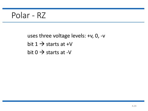 2 Line Coding Unipolar Polar Pptx