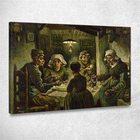 The Potato Eaters Vincent Van Gogh Canvas Print