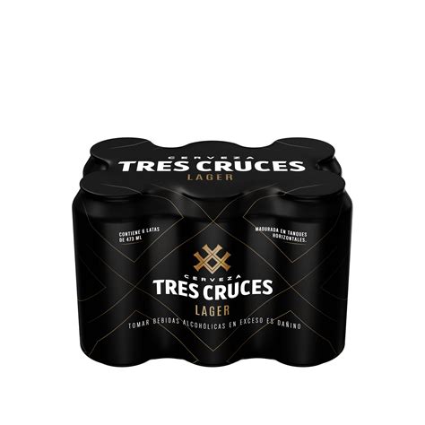 Cerveza Tres Cruces Light Lt 473ml Sixpack