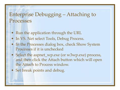 Ppt Debugging And Tracing In Net Powerpoint Presentation Free