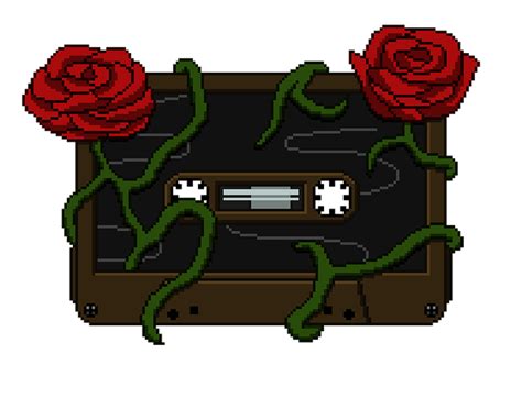 Download Pixel Art Cassette Tape Royalty Free Stock Illustration Image Pixabay