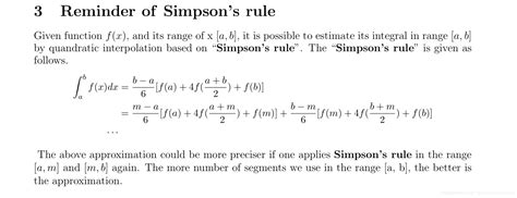 Matlab 与 C 语言的混合编程实战之辛普森积分法、自适应辛普森积分自适应辛普森公式matlab程序 Csdn博客