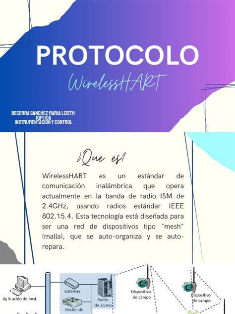 Protocolo Wirelesshart Red Malla Campo Pdf Ingeniería En