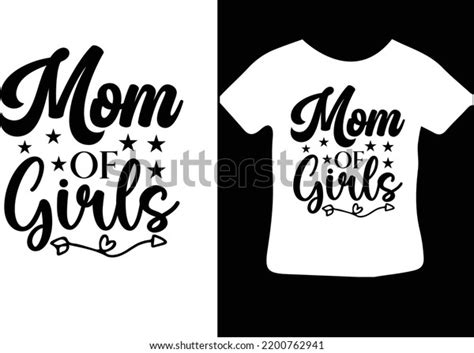 Mom Girls Svg Design Stock Vector Royalty Free 2200762941 Shutterstock