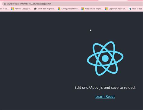 Reactjs Cannot Deploy My React App In Azure Static Web Apps Github