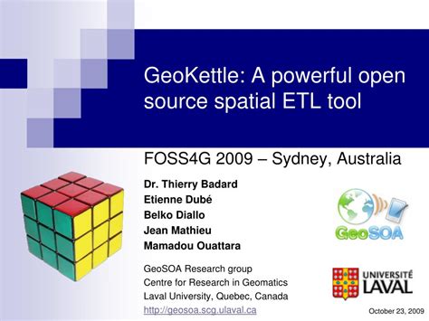 PPT GeoKettle A Powerful Open Source Spatial ETL Tool PowerPoint Presentation ID