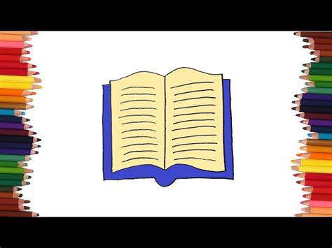 Dibujo De Libros Abiertos Un Libro Abierto Aislado En Una Ilustración