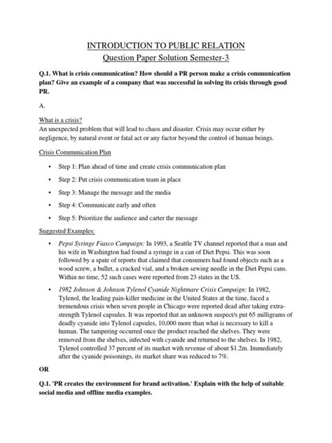 Ipr Paper Solutions Sem 3 Additional Pdf Brand Public Relations
