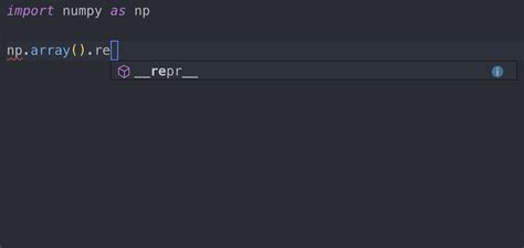 Autocomplete Can T List All Attributes In Numpy Array Even Shape Issue Microsoft