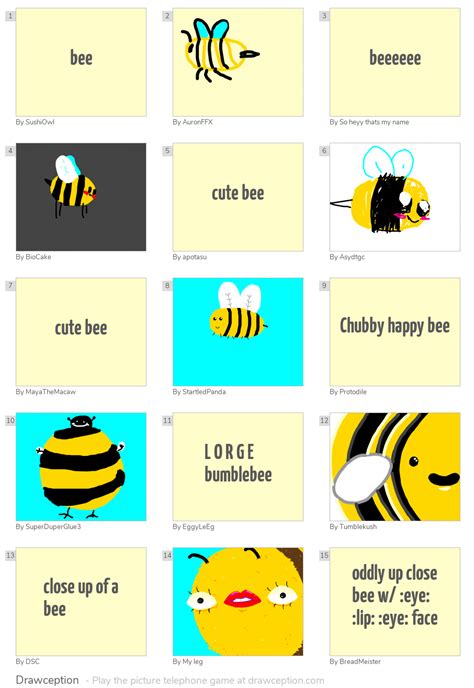 Bee Drawception