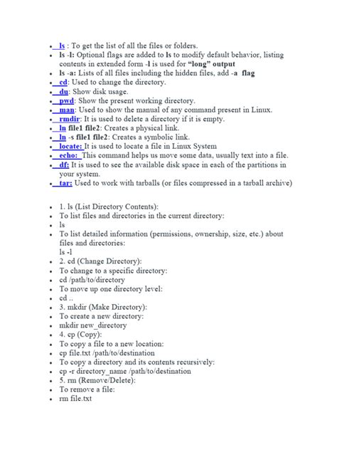 shell commands pdf