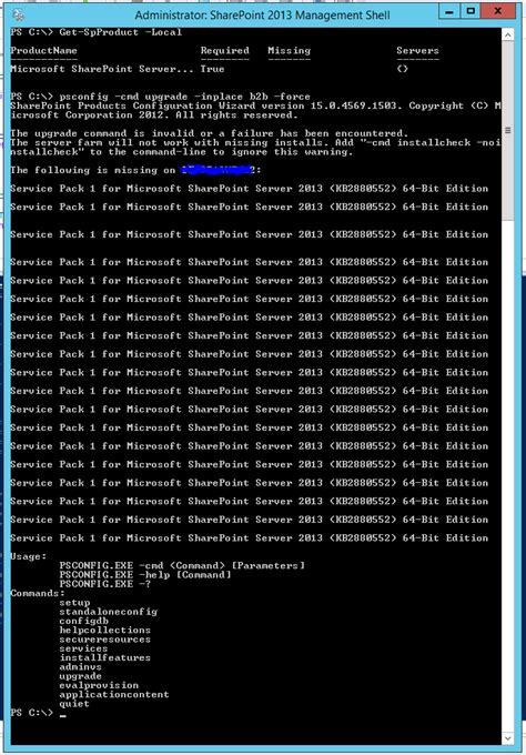 Sharepoint Enterprise Product Patch Installation Or Server Upgrade