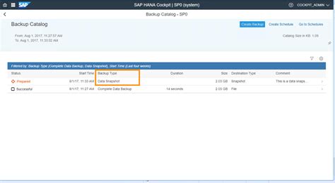 Sap Hana 20 Sps 02 Whats New Database Backup An Sap Community