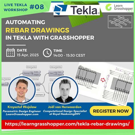 Grasshopper Teklastructures Automating Rebardrawings Learn Grasshopper