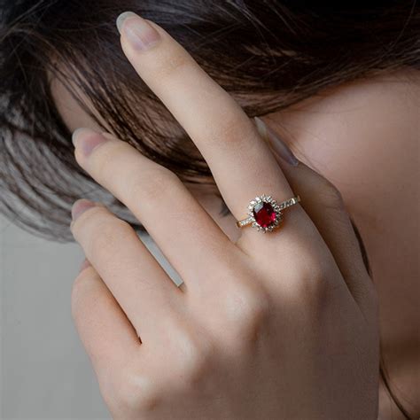 Dainty Ruby Rings For Women Asteria