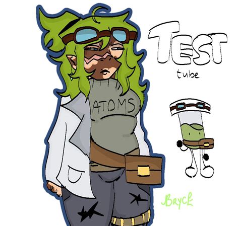 Happy Friday Test Tube Gijinka Object Shows Amino