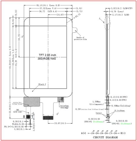 3 Inch 360x640 Ips Tft Lcd Module With Capacitive Touch Panel Mipi Interface Buy 3 0 Touch